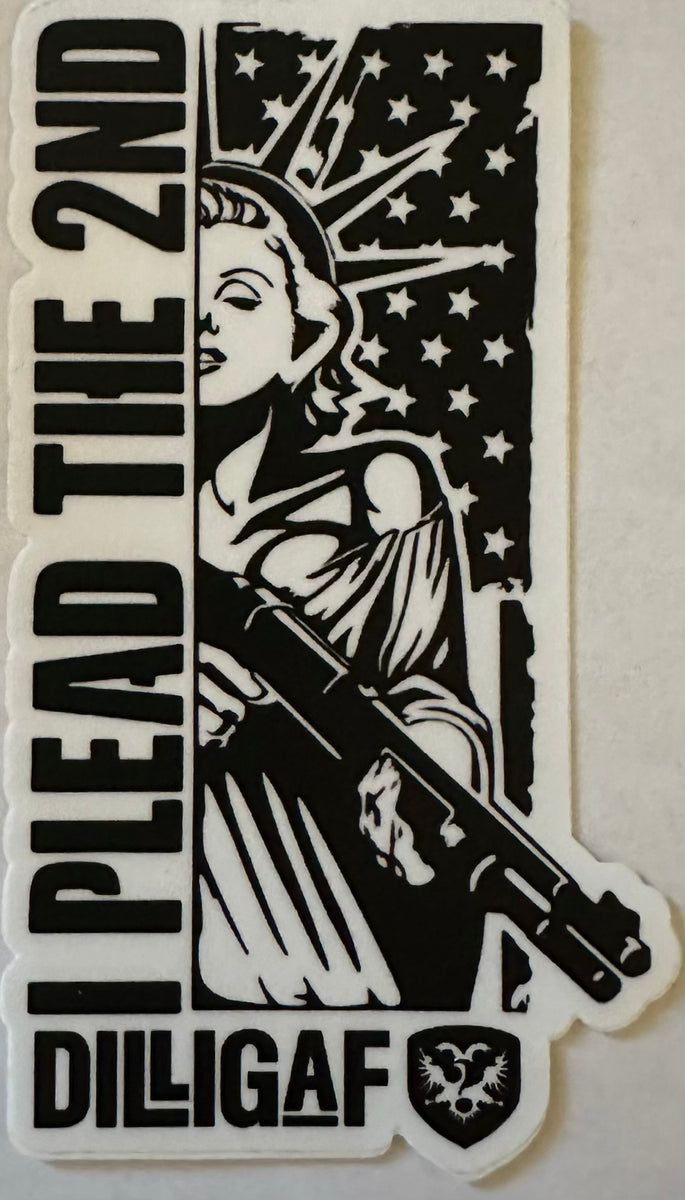 Lady Liberty Sticker 4 x 2 – Dilligaf by Bohica Bill